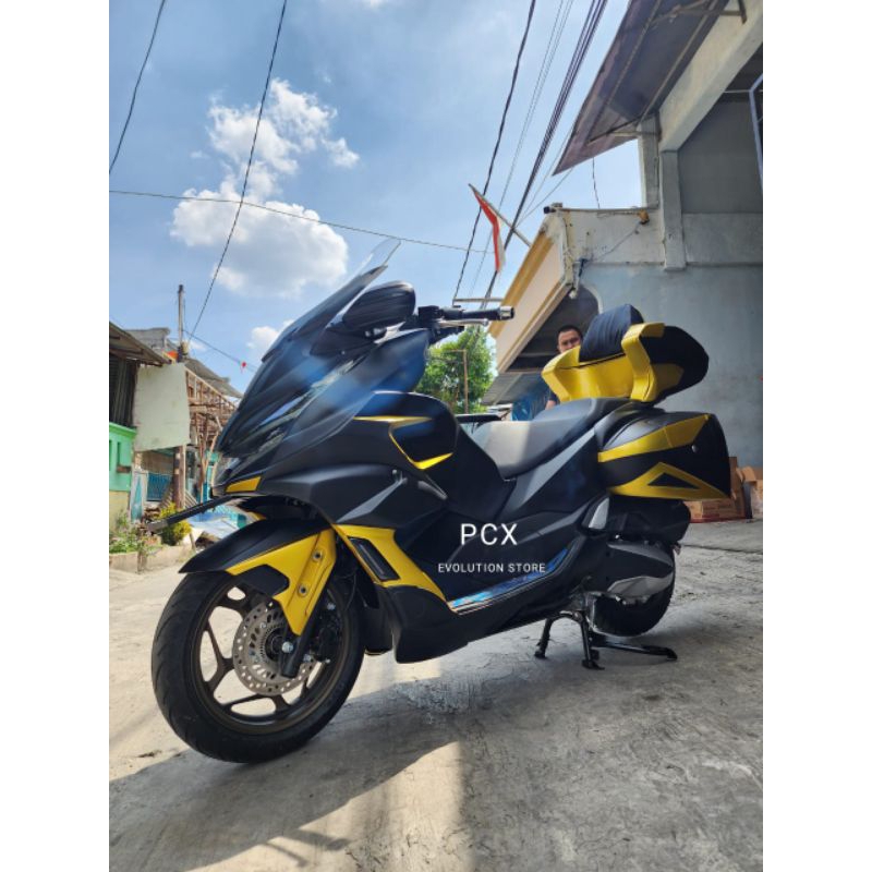 Jual MODIFIKASI PCX160 (warna hitam doff) | Shopee Indonesia