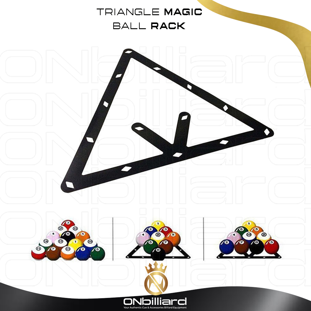 Jual Triangle Magic Ball Rack Sheet Billiard Pro Segitiga Biliar ...