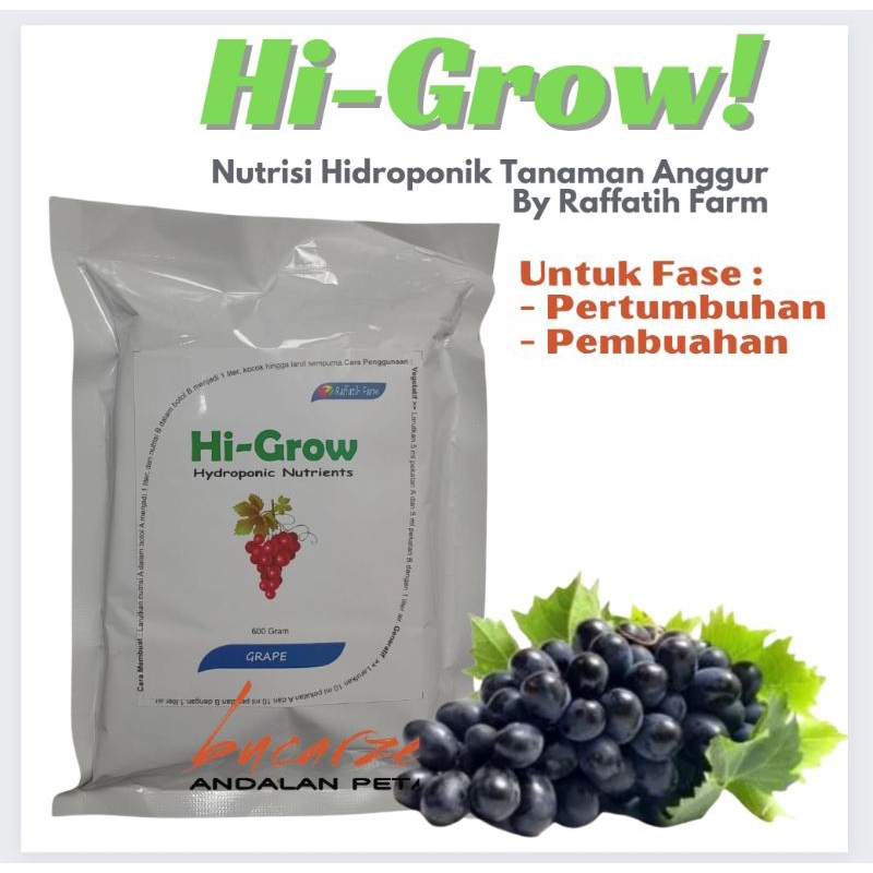 Jual Hi Grow Nutrisi Anggur Untuk Pertumbuhan dan Pembuahan by Raffatih ...