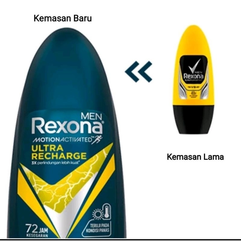 Jual Rexona Ultra Recharge 45ml | Shopee Indonesia