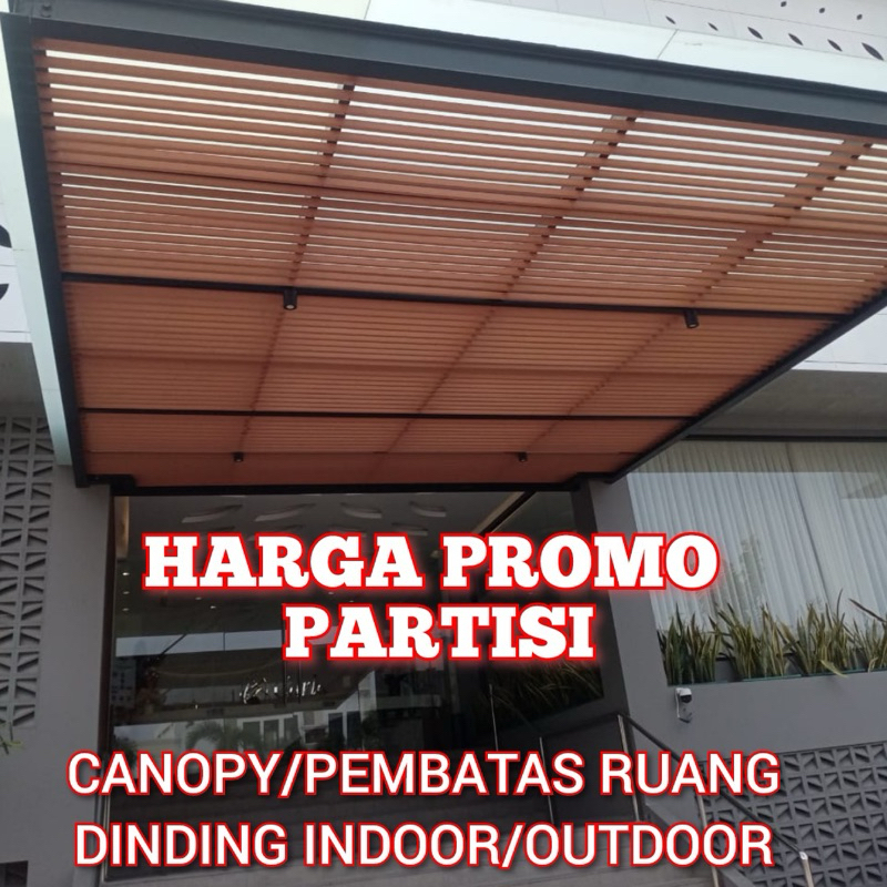 Jual partisi wpc kisi kisi ruangan pembatas ruangan canopy partisi laiv ...