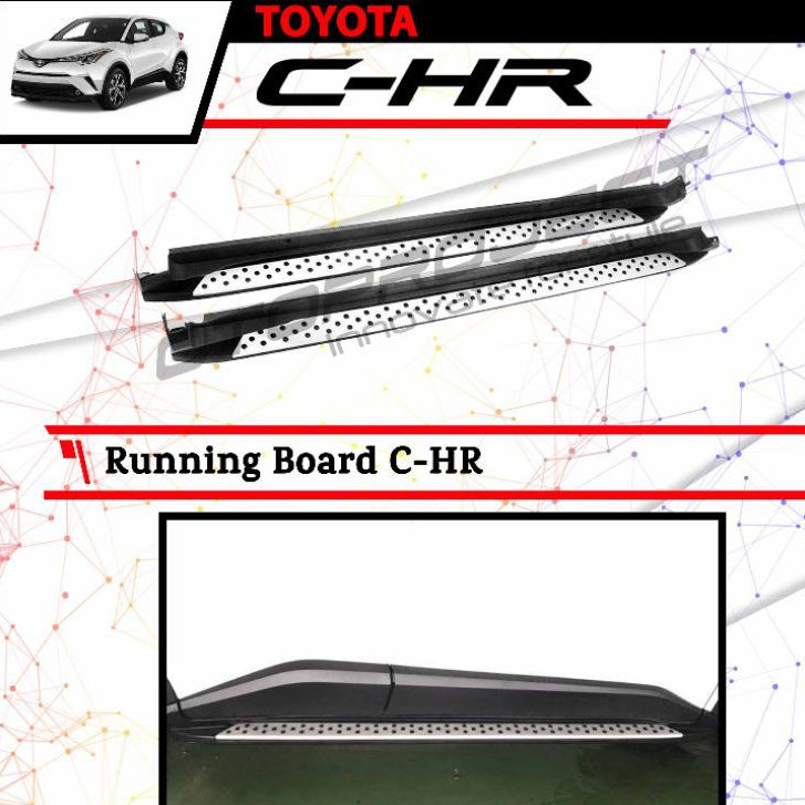 Jual Footstep Toyota CH-R Running Board Pijakan Kaki Toyota CHR ...