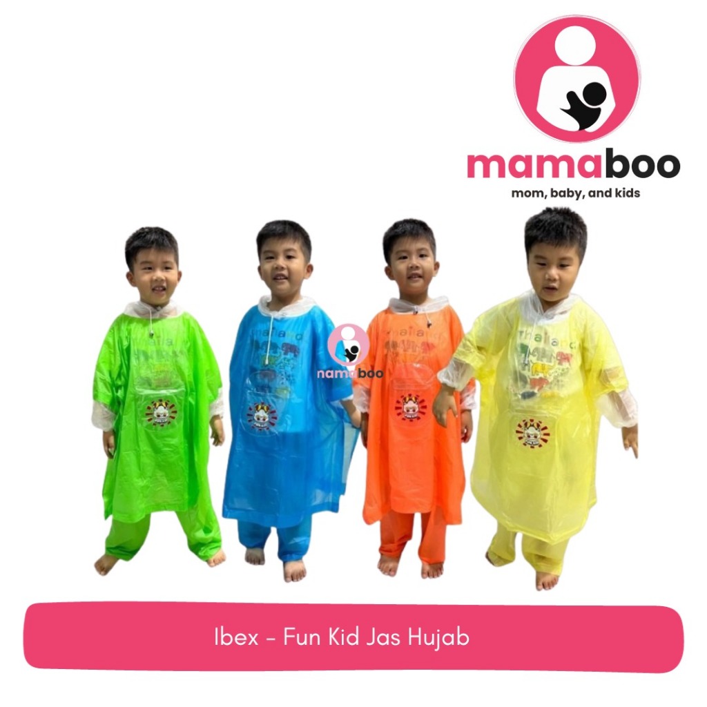 Jual Ibex - Fun Kids Jas Hujan Ponco | Shopee Indonesia