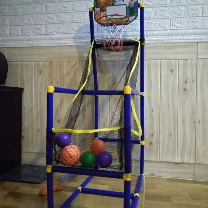 Jual Mainan Anak SET Basket BALL RING Magic Shoot Game Olahraga Basket ...