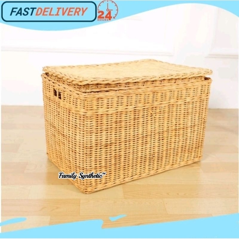 Jual Box Rotan | Keranjang Rotan Asli Dengan Penutup Grade A Murah ...