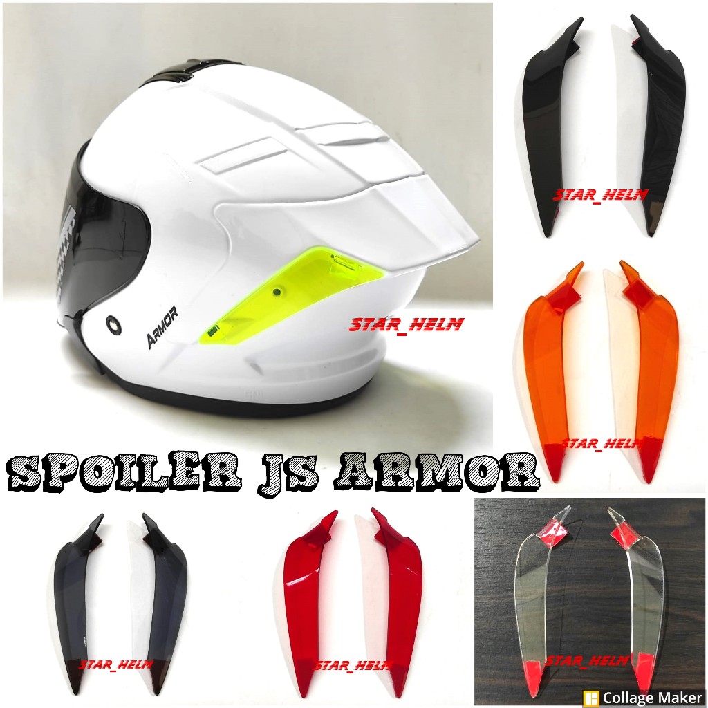 Jual Spoiler Helm JS ARMOR All Series | Shopee Indonesia