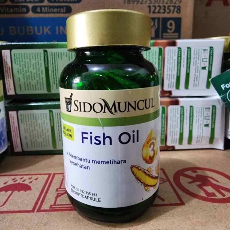 Jual SIDO MUNCUL Fish Oil Isi 50 Kapsul / Minyak Ikan By Sido Muncul ...
