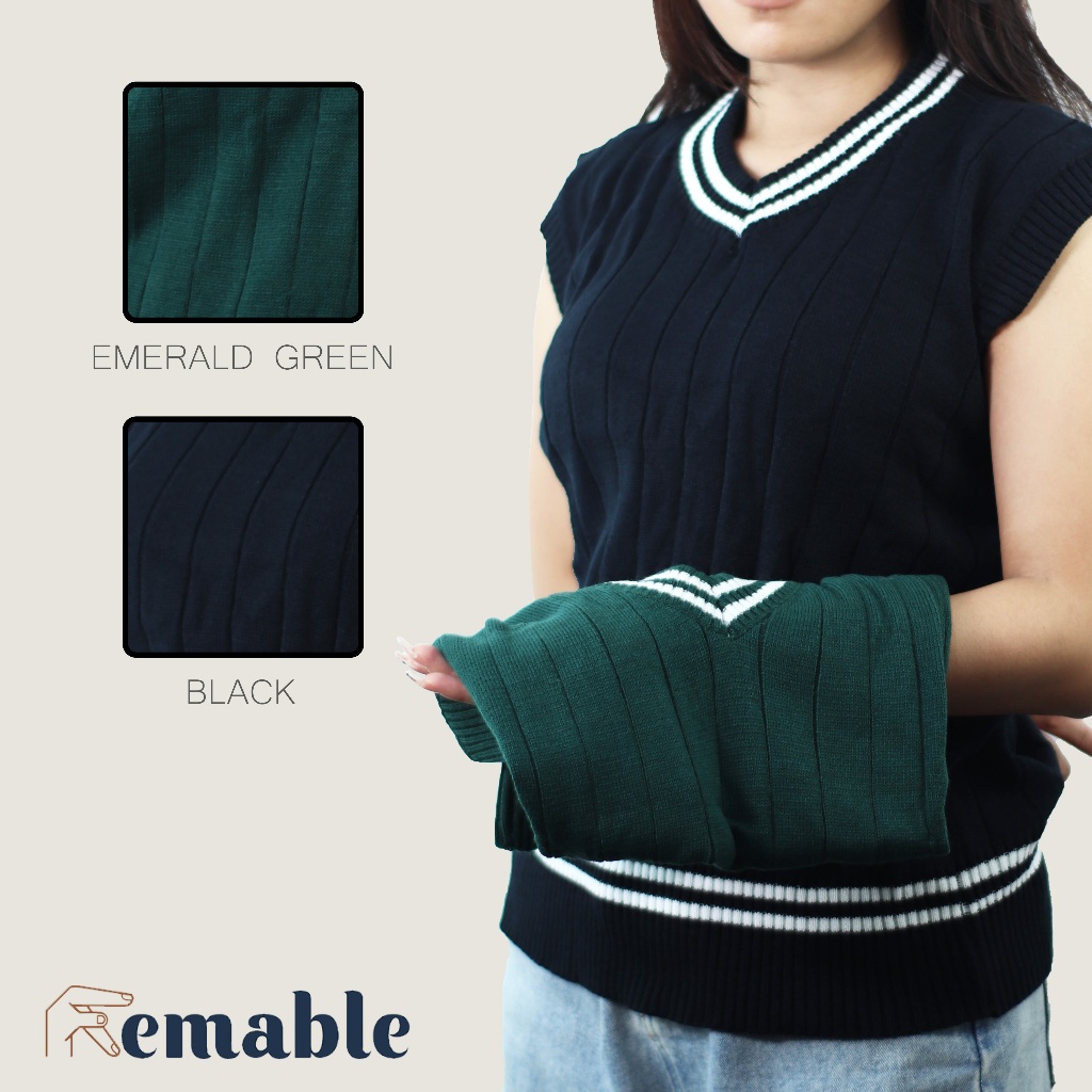 Jual Vest Pemable - Rompi Rajut Pria Wanita Knit Vest Rajut Premium ...