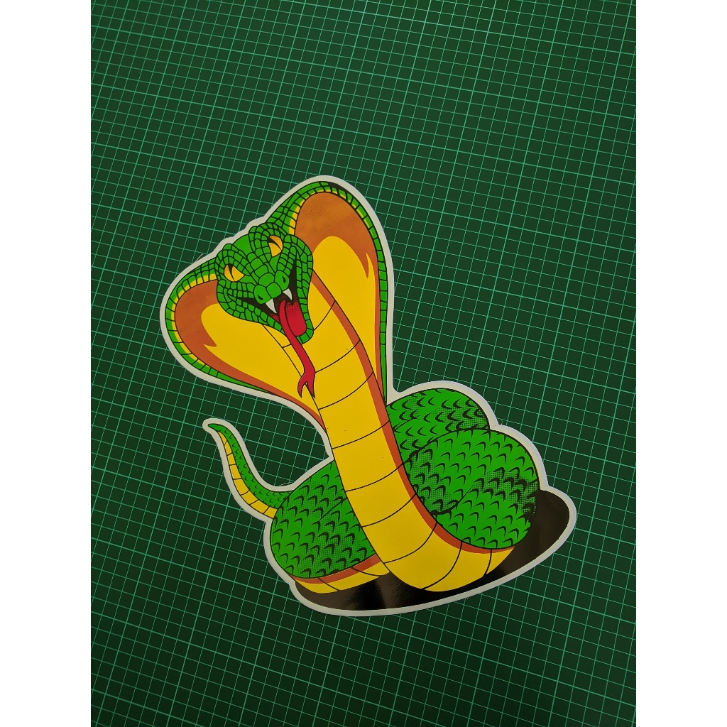 Jual Stiker Printing Sablon Jumbo Vinyl Ular Naga Cobra Sanca Snake ...