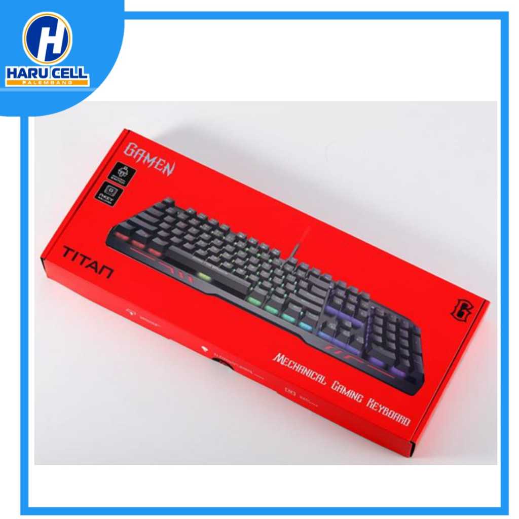 Jual Keyboard GAMEN Titan Mechanical Gaming RGB | Shopee Indonesia