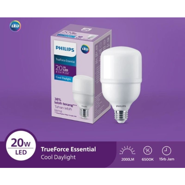 Jual Lampu LED Philips TrueForce 20 Watt TForce Essential 20 W / Tforce Ess Led 20W 20Watt ...
