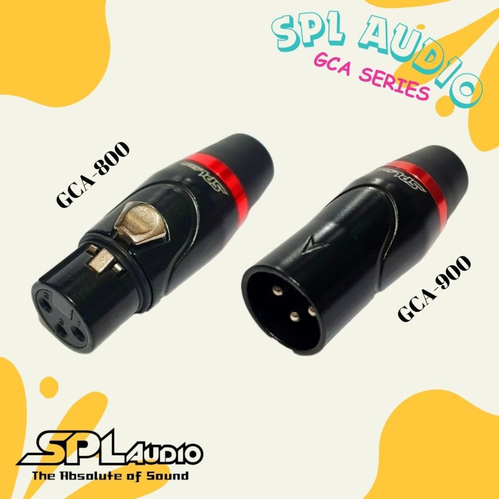Jual Jack Microphone SPL GCA Audio XLR Male Female satu set Sepasang ...