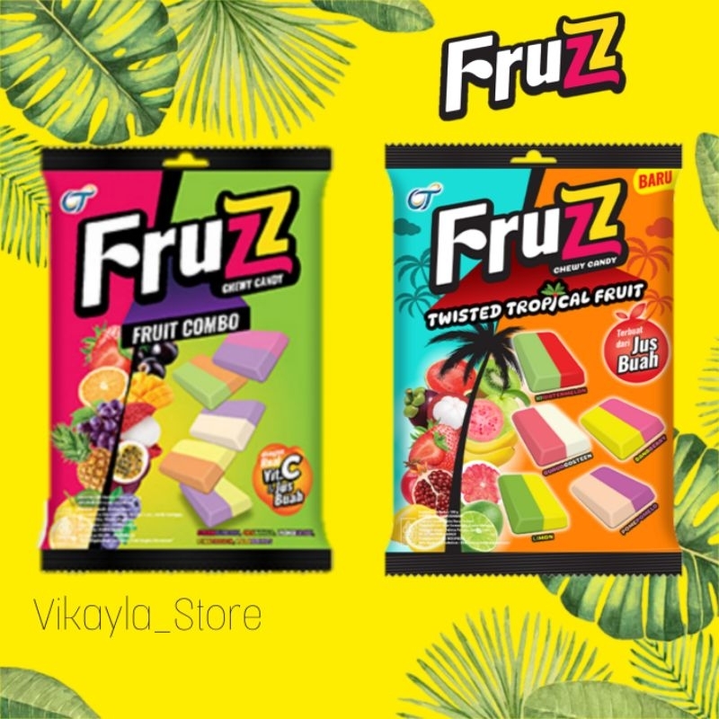 Jual PERMEN FRUZZ FRUIT CHEWY CANDY 100g | Shopee Indonesia
