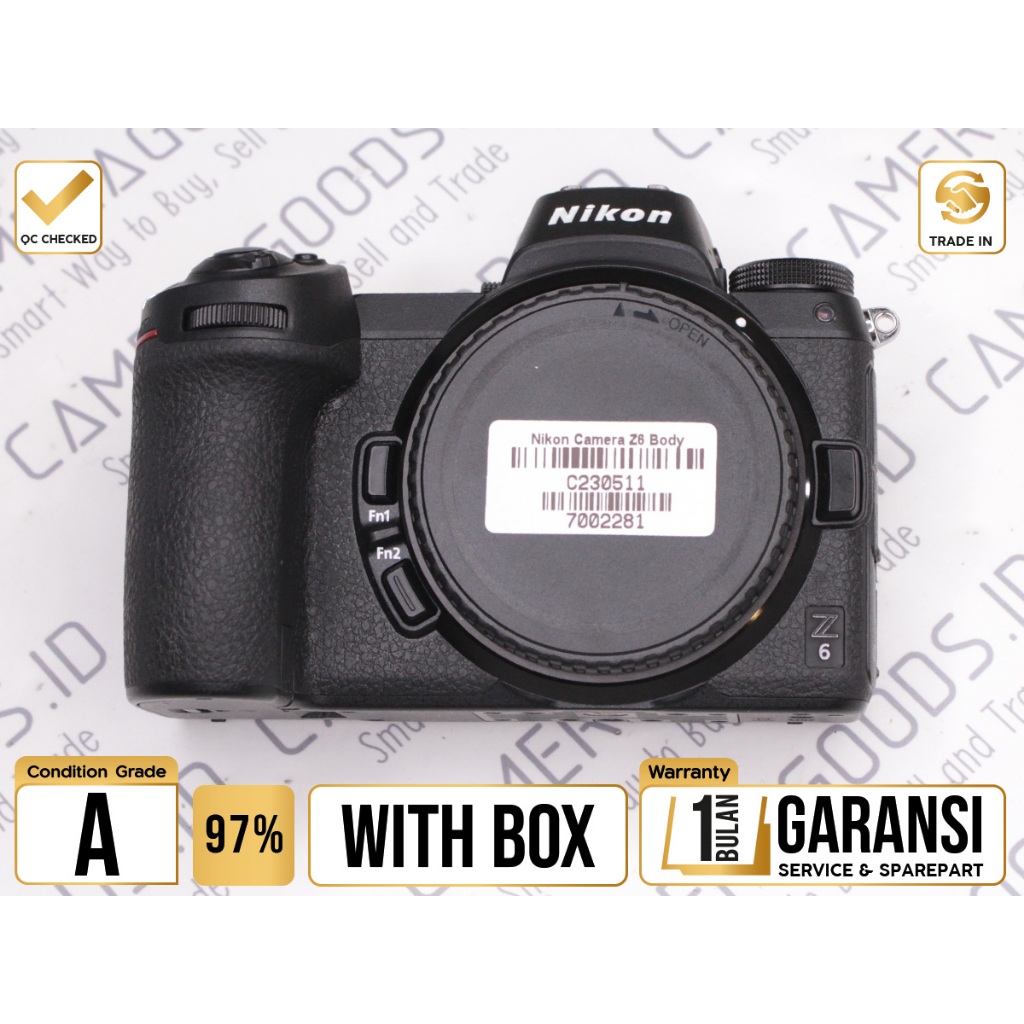 Jual Nikon Camera Z6 Mirrorless Full Frame Body Only - Grade A ...