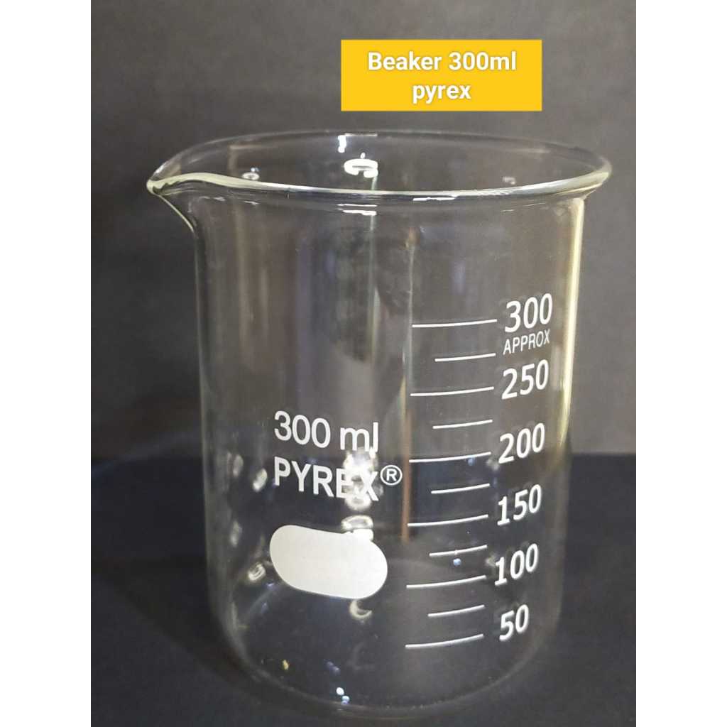 Jual Beaker glass gelas beaker KIMIA 300 ML PYREX 300ml | Shopee Indonesia