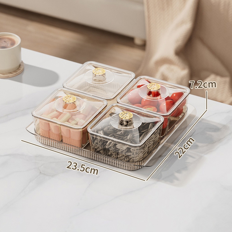 Jual Muzy Snack Tray Fruit Tray Snack Cemilan Kotak Makanan Toples ...