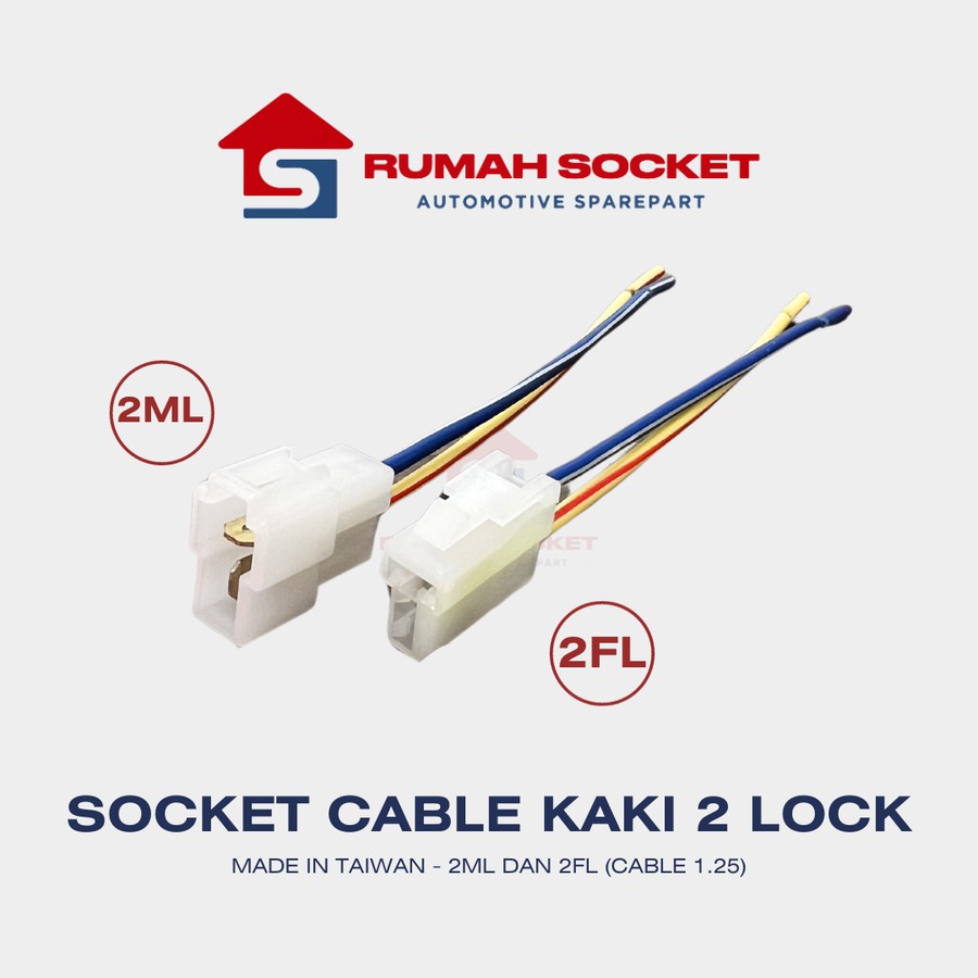 Jual SOKET KABEL / SOCKET / RUMAH SKUN + CABLE 2 PIN KAKI COWO CEWE ...