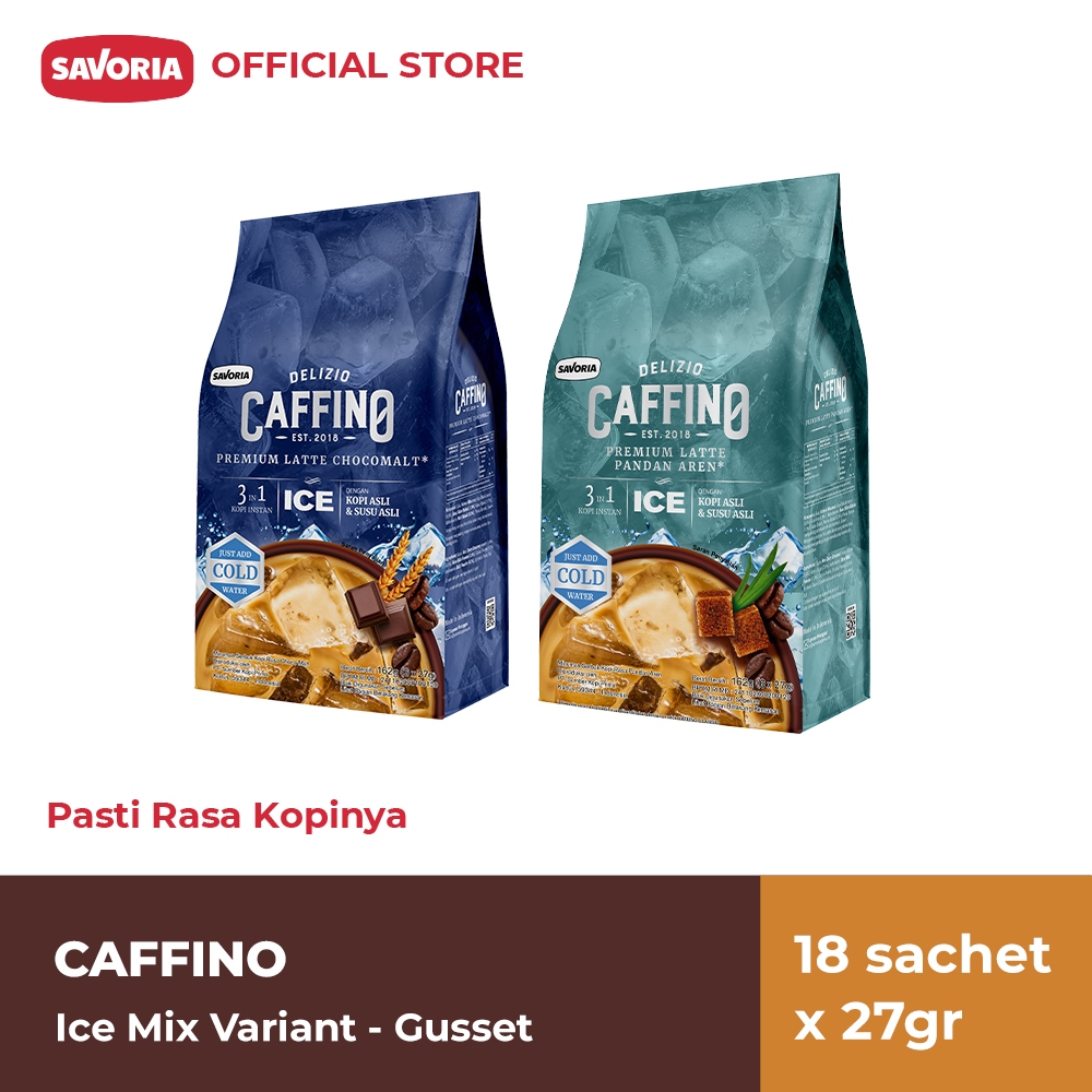 Jual Caffino Ice Mix Variant Gusset 18 Sachet x 27g | Shopee Indonesia