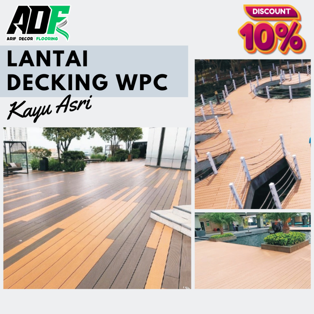 Jual Terbaru Decking WPC Outdoor-Indoor / Lantai Kayu Kolam Renang ...