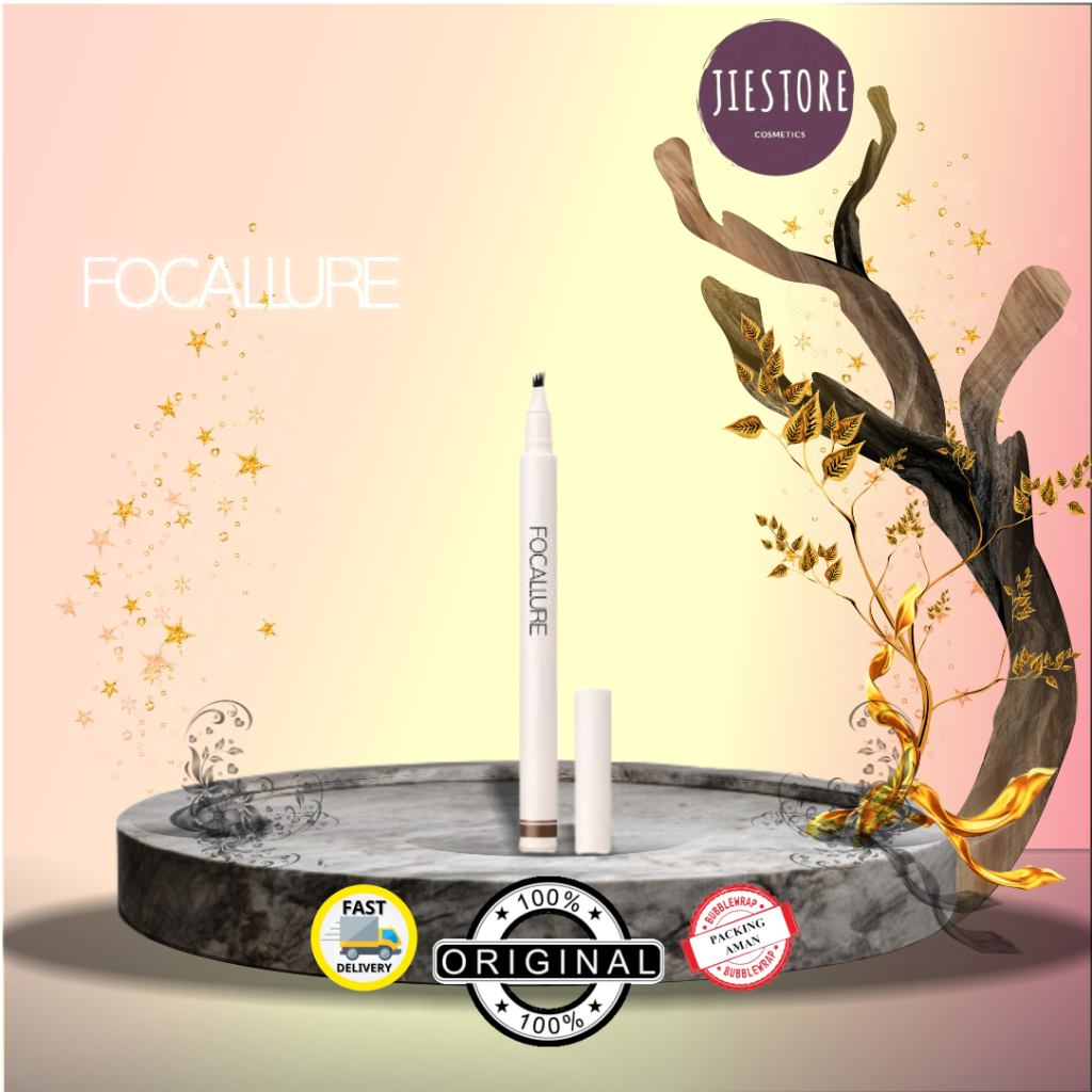 Jual FOCALLURE Anti air Pensil Alis 4 Garpu Natural Eyebrow Pen FA161 ...