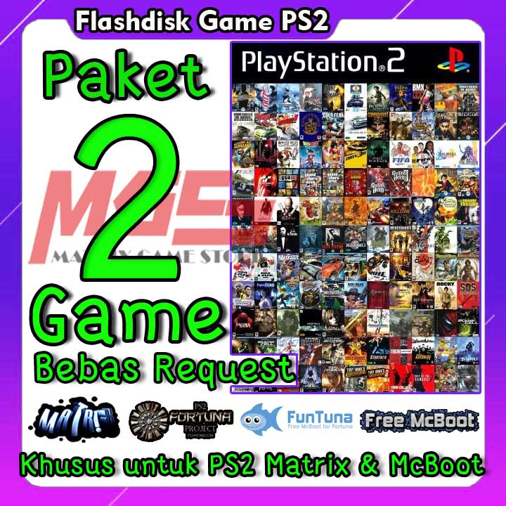 Jual Paket 2 Game Flashdisk Game PS2 PS 2 Matrix McBoot Bebas Request ... Jual Paket 2 Game Flashdisk Game PS2 PS 2 Matrix McBoot Bebas Request ...