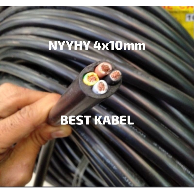 Jual NYYHY 4x10mm 4x10 KABEL SERABUT KONTROL SUPREME / KABELMETAL KMI l | Shopee Indonesia
