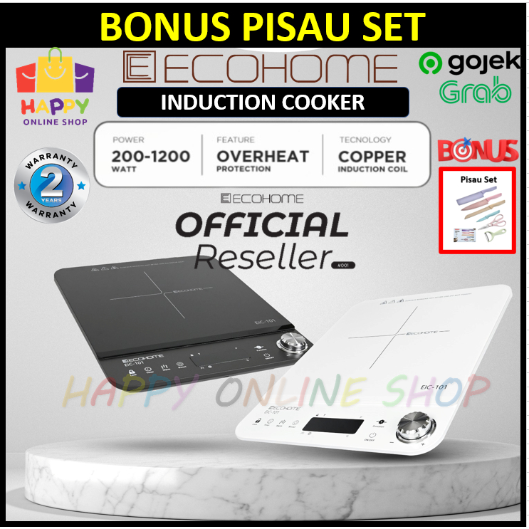 Jual Ecohome Induction Cooker Smart Kompor Induksi Listrik Low Watt EIC ...