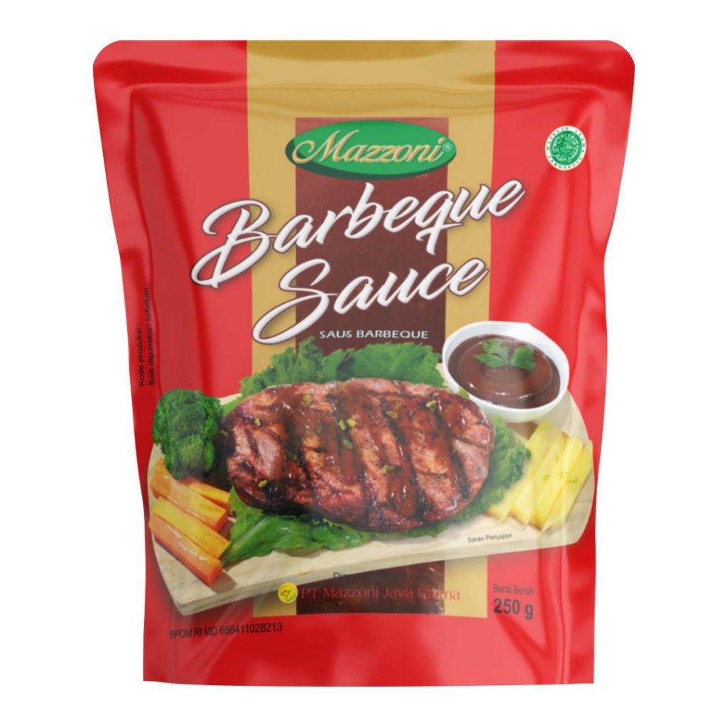 Jual Mazzoni Saus Barbeque 250 Gram | Shopee Indonesia