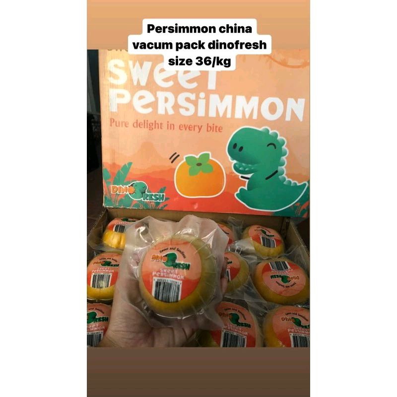 Jual Persimmon China Vacum Dino fresh/kg | Shopee Indonesia