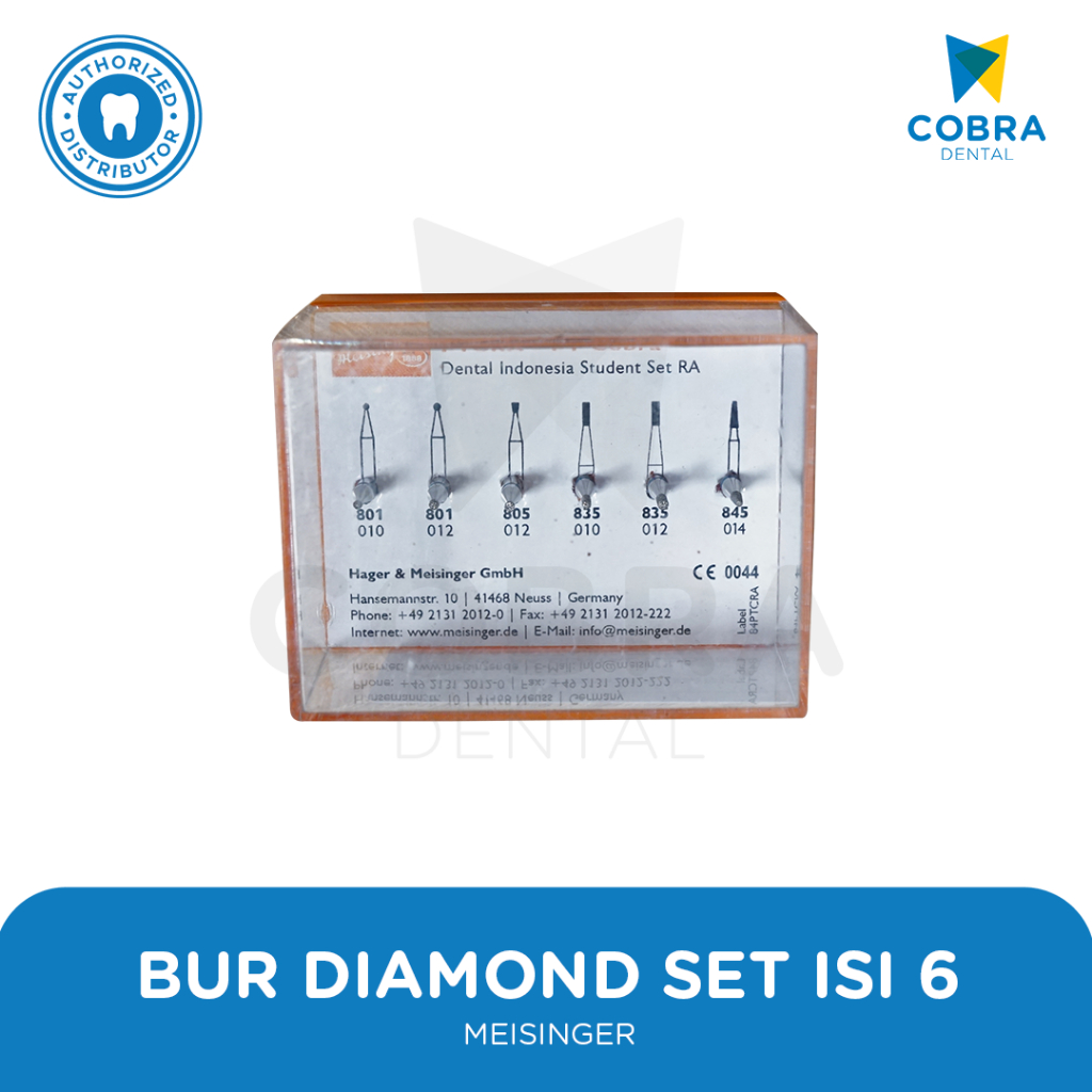 Jual Student Bur Set RA meisenger low speed isi 6 | Shopee Indonesia