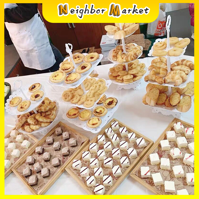 Jual Rak Display Makanan Penutup Pernikahan Tempat Kue Dekorasi Pesta ...