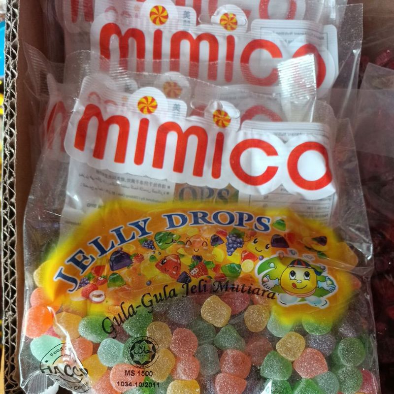 Jual PERMEN JELLY DROPS MIMICO 350g | Shopee Indonesia