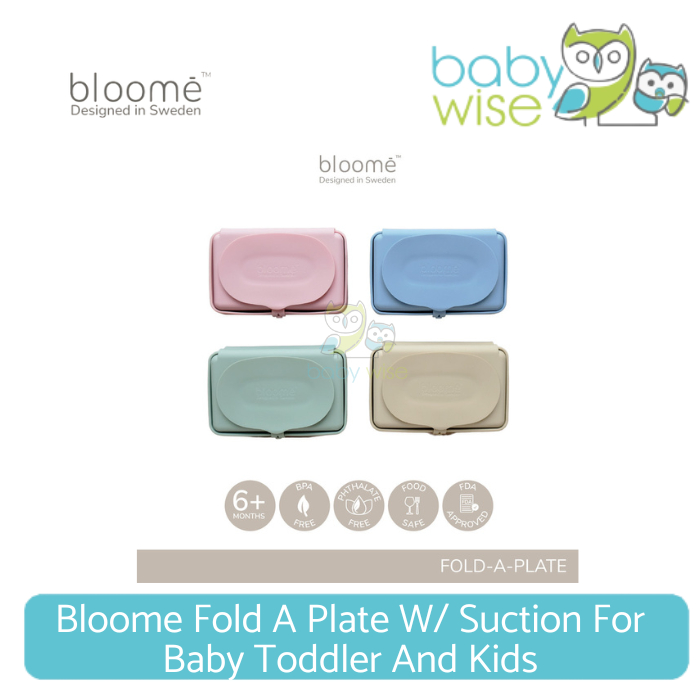 Jual Bloome Fold A Plate With Suction For Baby Toddler And Kids ...