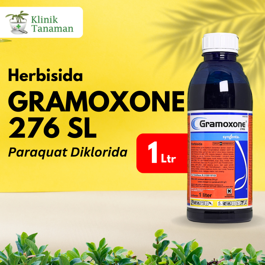 Jual Herbisida GRAMOXONE 276 SL 1 liter gramason racun rumput dan gulma ...