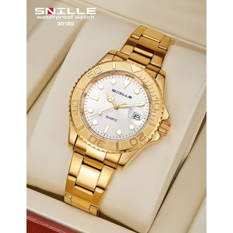 Jual JAM TANGAN TANGGAL SNILLE Yacht Master N3012G ORIGINAL | Shopee ...