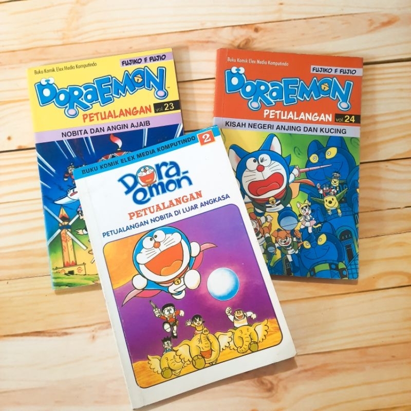 Jual Komik Doraemon Fujiko F Fujio Volume 23 24 2 Petualangan Nobita di Luar Angkasa, Kisah ...