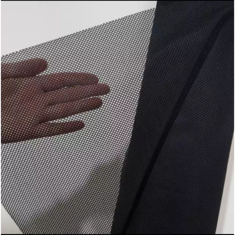 Jual KAIN JALA /M LUBANG KECIL HITAM DAN PUTIH, JARING, FURING (LEBAR ...