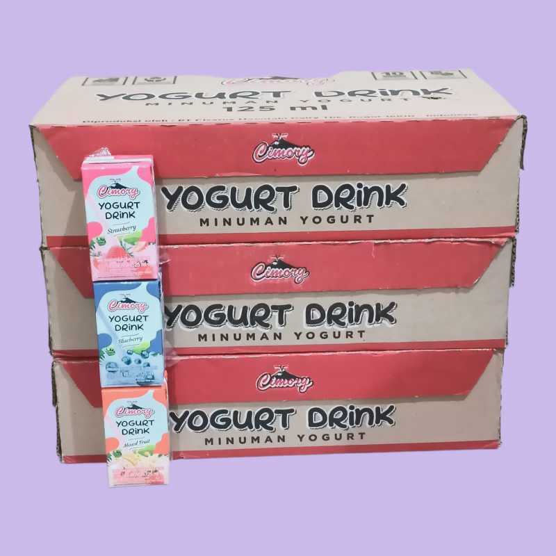Jual CIMORY YOGURT DRINK KEMASAN KOTAK 125 ML 1 DUS ISI 40 PCS | Shopee Indonesia