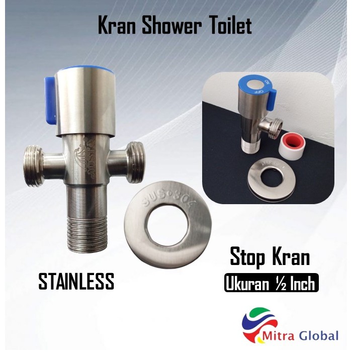 Jual Stop Kran Cabang TEE Kran Shower Toilet Closet Jet Shower ...