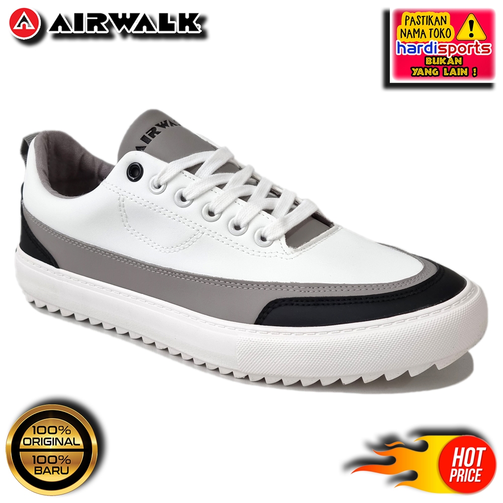 Jual Sepatu Sneaker Pria Airwalk Trey AIWCM230404W ORIGINAL | Shopee Indonesia