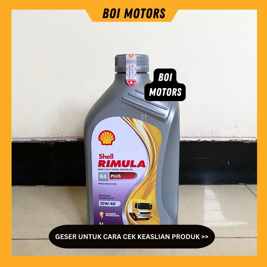 Jual 1 LITER - SHELL RIMULA R4 PLUS 15W-40 isi 1 liter - 100% ORI ...