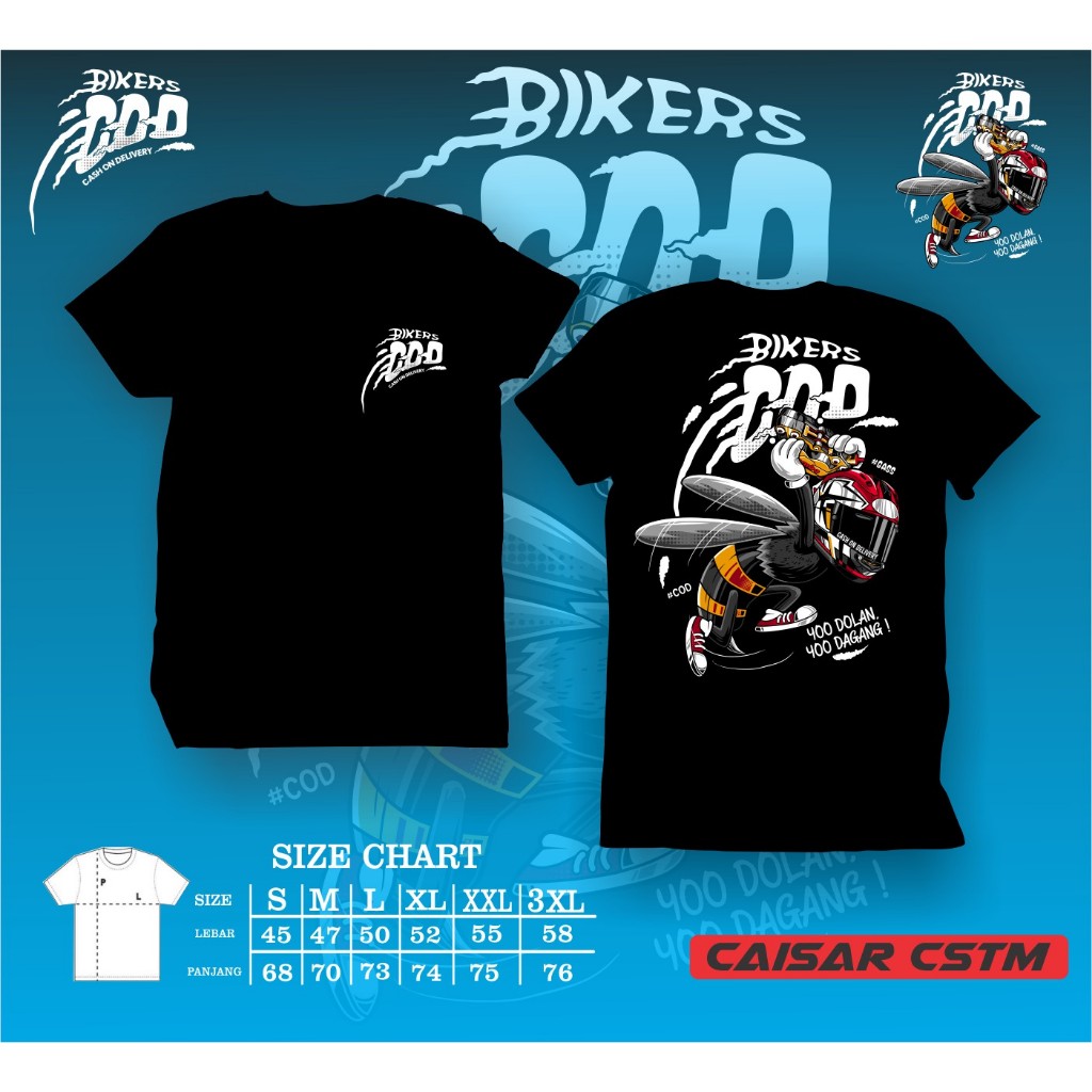 Jual T-SHIRT BIKERES COD KOAS ROSOK JAPAN KAOS MOTOR CAISAR | Shopee ...