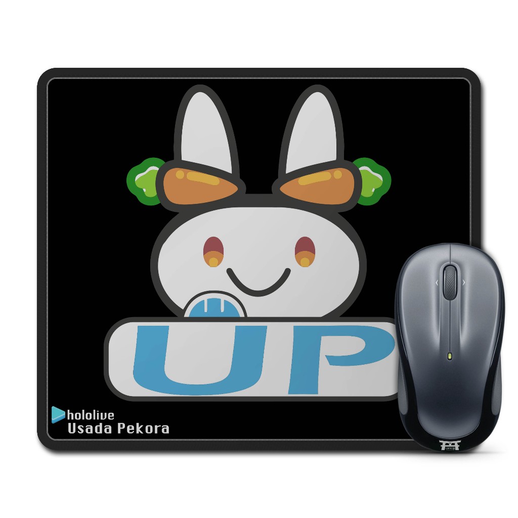 Jual Mouse pad gaming anime vtuber USADA PEKORA Typography Hololive 3rd ...