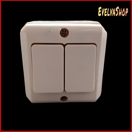 Jual Saklar Seri Switch Engkel Double Outbow Saklar OB Ganda Tempel ...