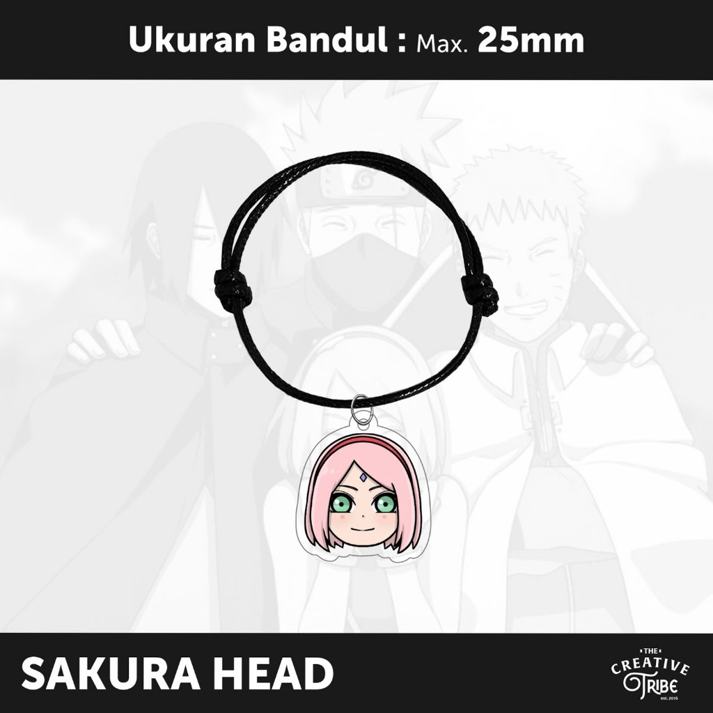 Jual Naruto Boruto Gelang online Bandul Akrilik