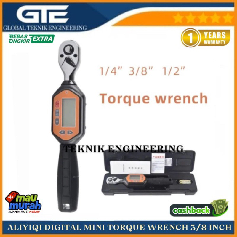 Jual Aliyiqi Digital mini torque wrench 3/8 inch 100Nm for catruck tire ...