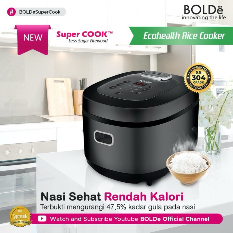 Jual Bolde - Magic Com Bolde Super Cook Less Sugar Firewood 2 Liter ...