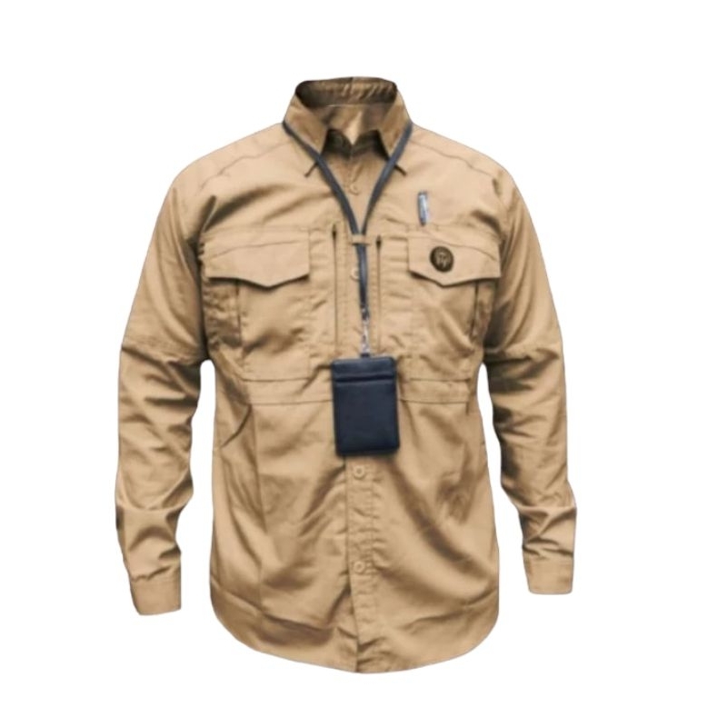 Jual Kemeja Pria Lengan Panjang Model M-Tac Army Kemeja Tactical PDL ...