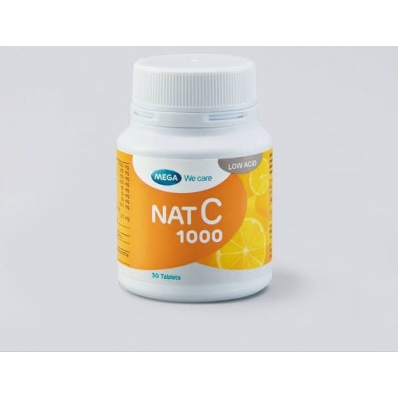 Jual Mega We Care Nat C 1000 Tablet Vitamin C - Isi 30, 60, dan 150 ...