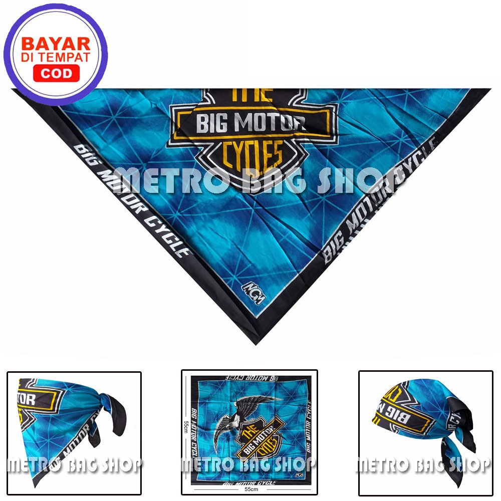 Jual Slayer Bandana Big Motor Scraf Multifungsi Masker Segi Empat Udeng ...